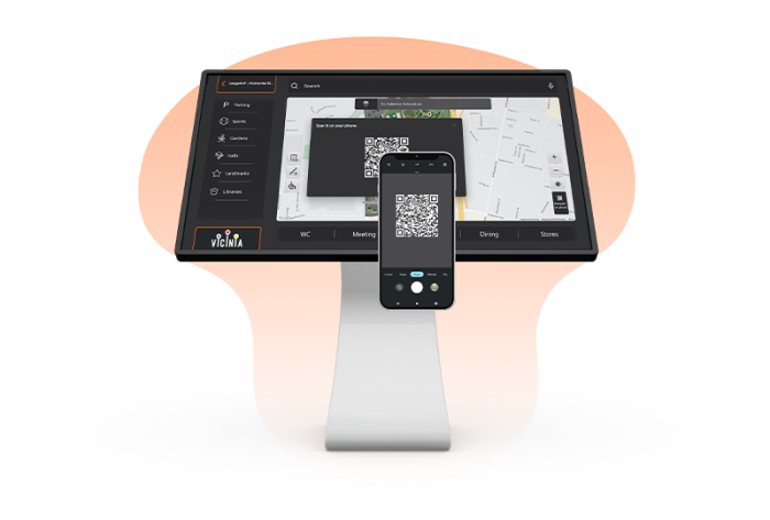 Vicinia Kiosk - Interactive Wayfinding Kiosk